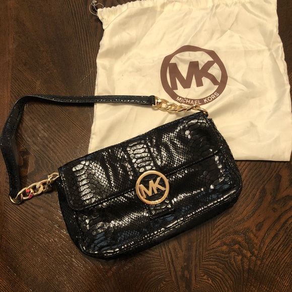 Michael Kors | Bags | Mk Snake Print Shoulder Purse | Poshmark